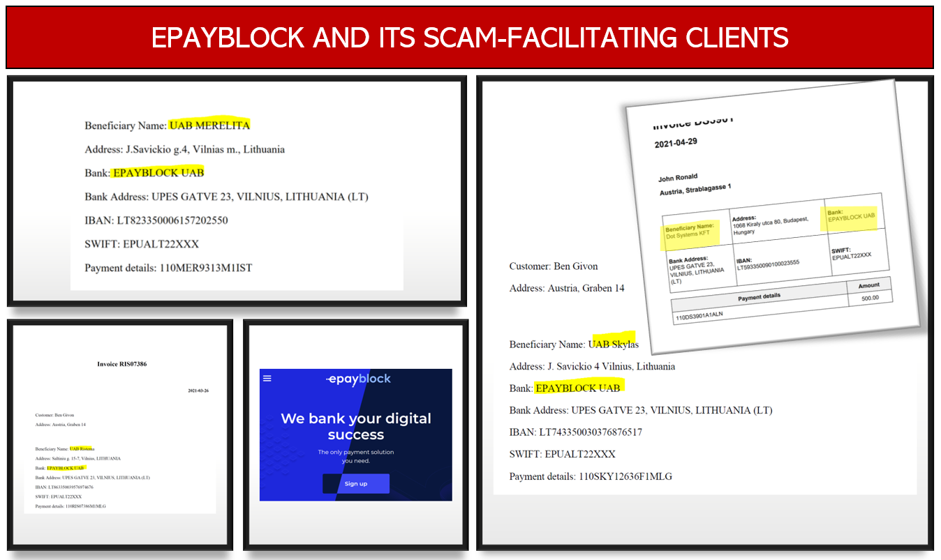 Polish-Lithuanian Epayblock again exposed as a scam-facilitating ...