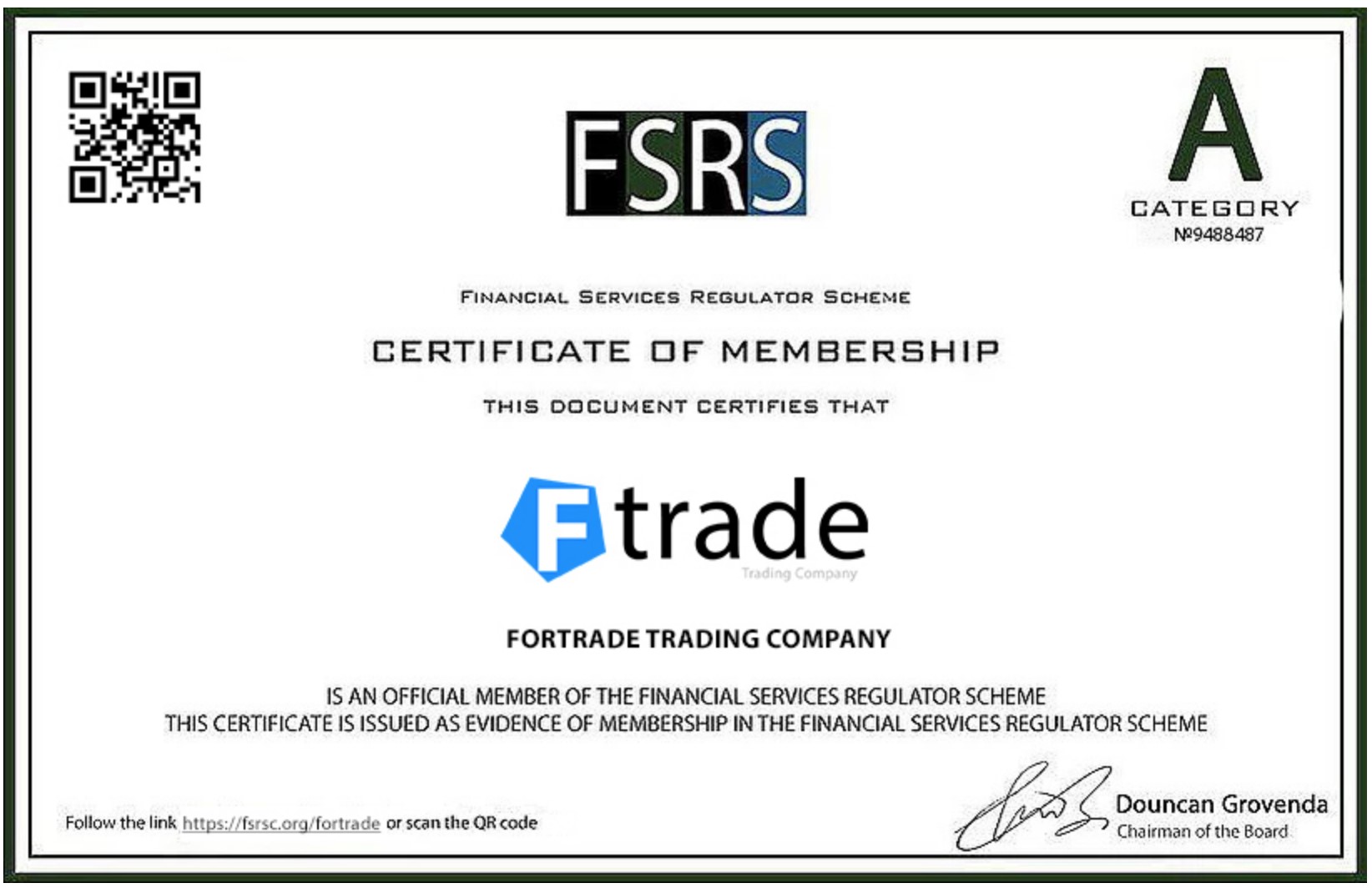 Warning against the fake regulator FSRS! | FinCrime Observer