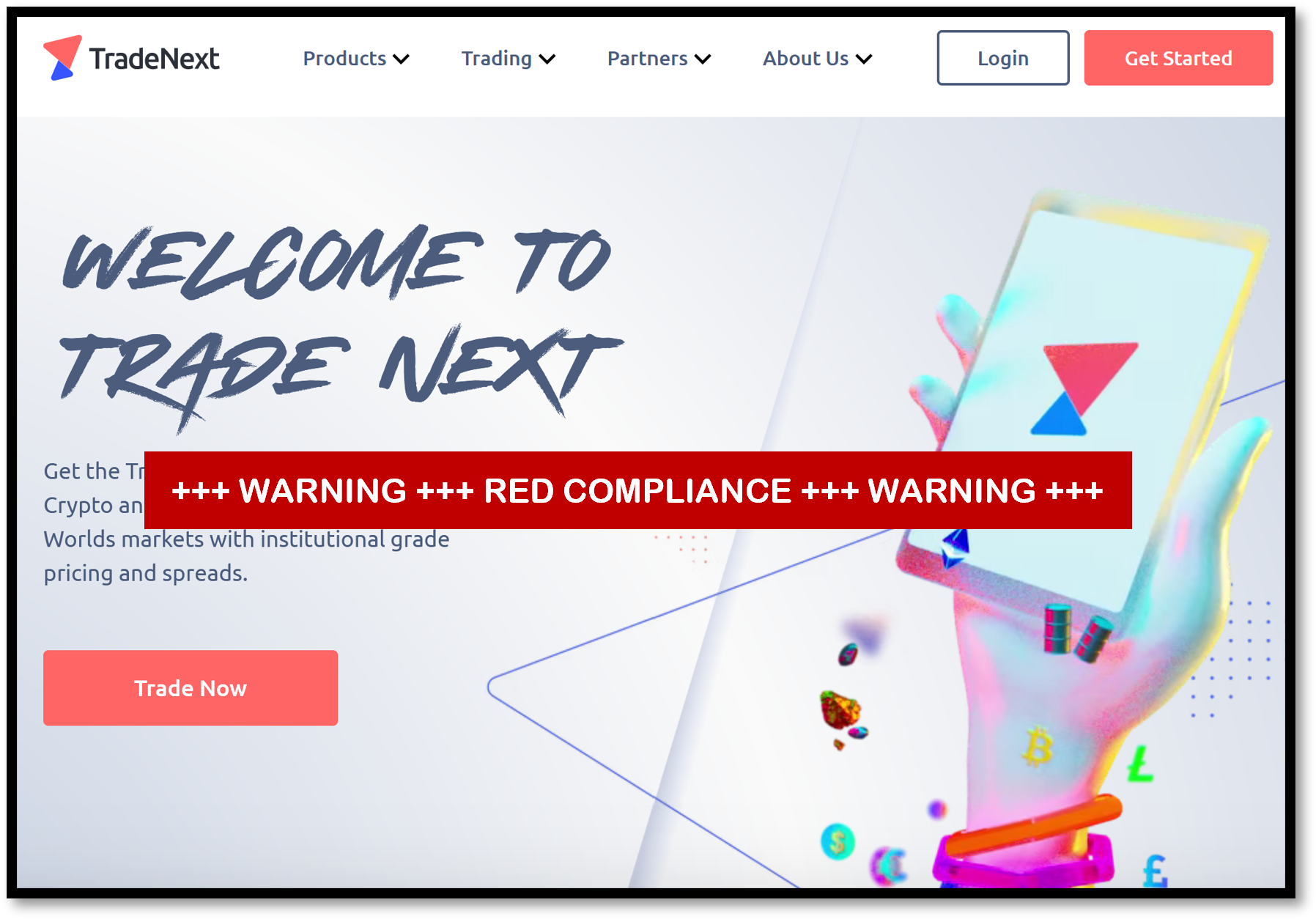 Attention: Offshore Broker TradeNext Received Red Compliance Rating ...