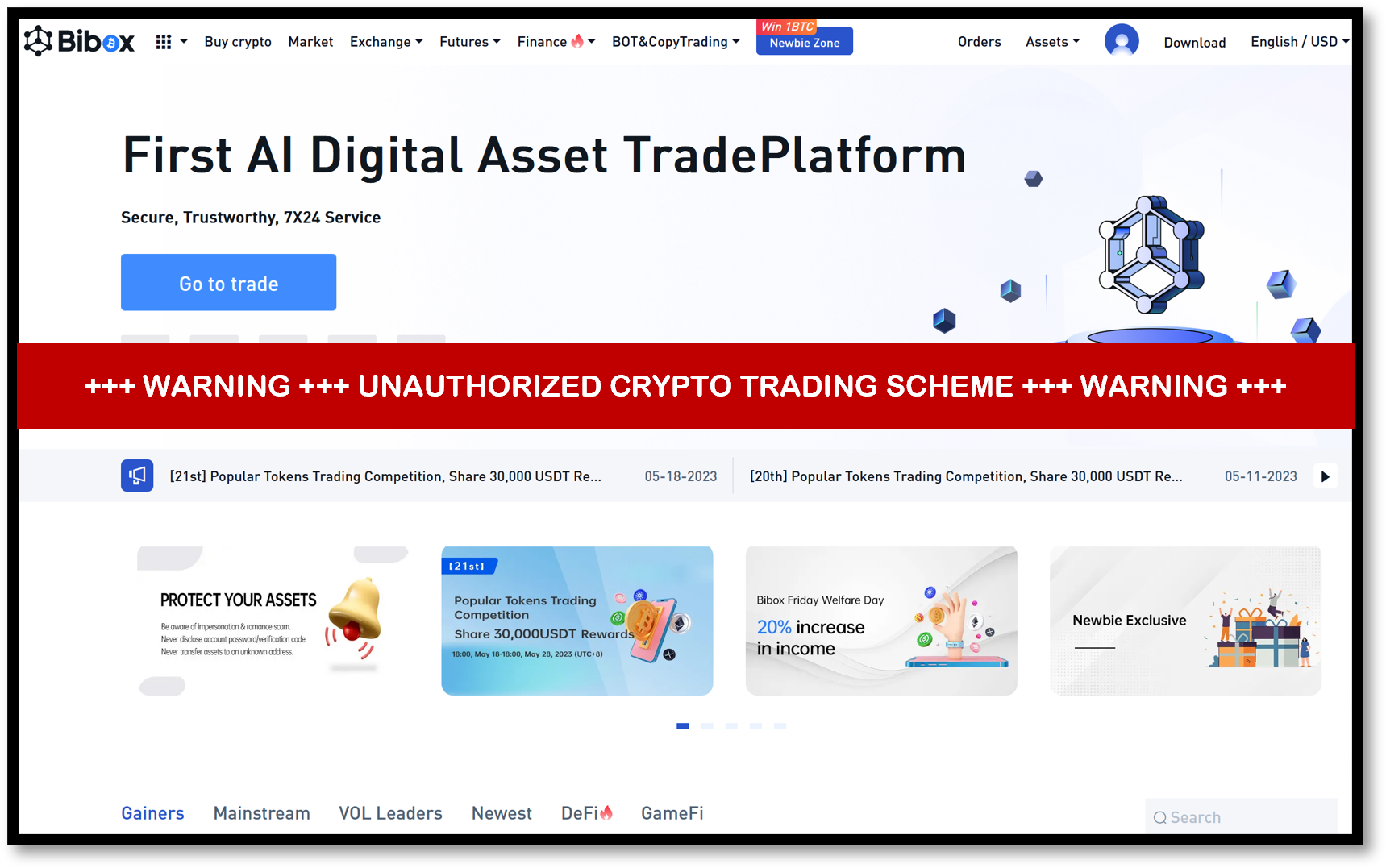Urgent Warning Against Bibox AI Crypto Trading Scheme! | FinCrime Observer